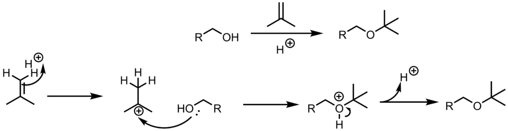 tert-Bu基によるアルコールの保護 | ネットdeカガク